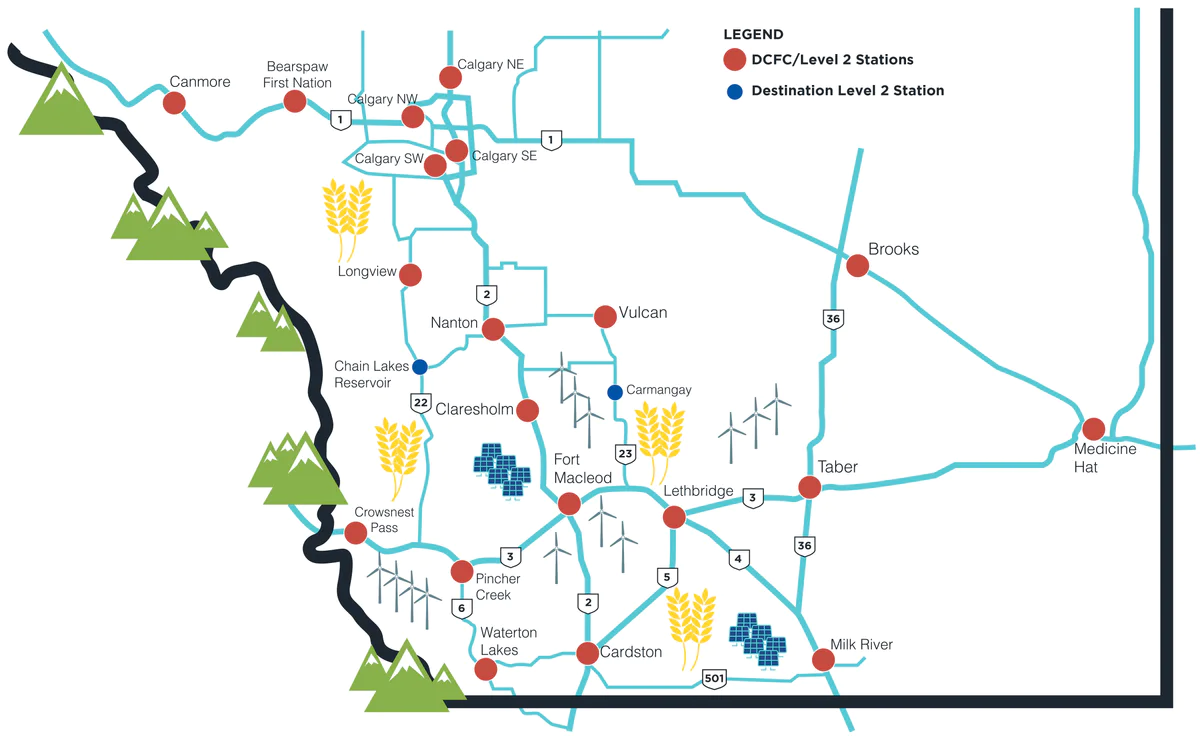ATCO | Peaks to Prairies EV Charging Station