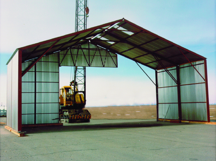 ATCO | Structures | Fold-A-Way Metal Buildings